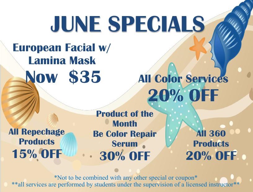 Monthly Specials Events - Capri Cosmetology Learning Centers